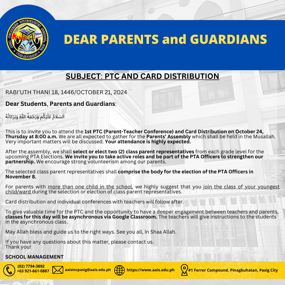 Asia Academic Integrated School – Building the Future Together